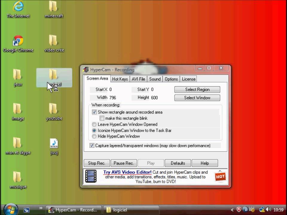 comment installer et utiliser hypercam 2 - YouTube
