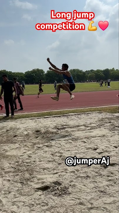 Long jump competition 💪 #jumperaj #shorts #youtubeshorts - YouTube