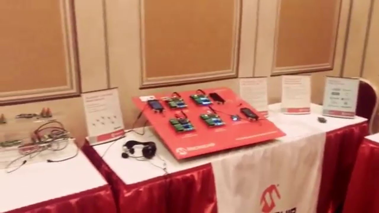 Microchip wireless demo suite CES 2016 - YouTube