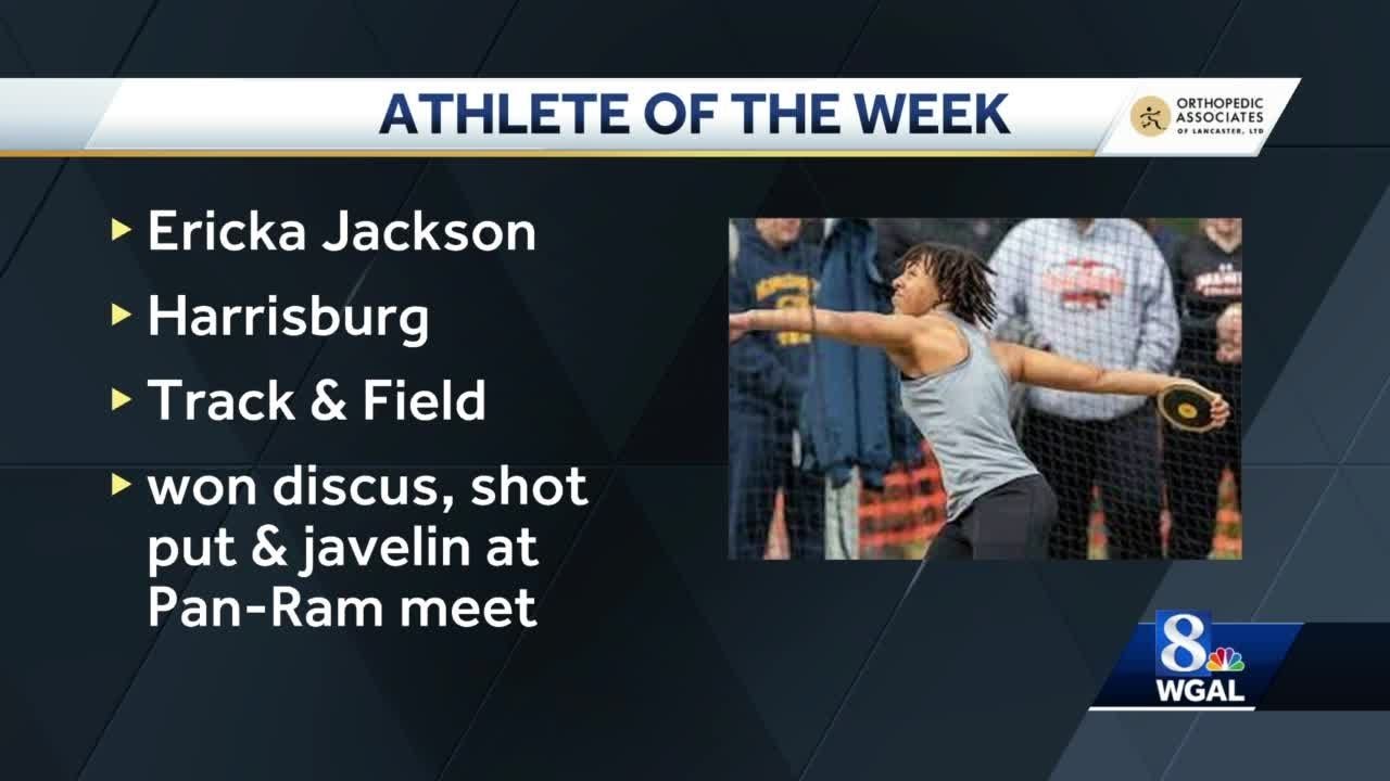 WGAL Athlete of the Week: Ericka Jackson - YouTube