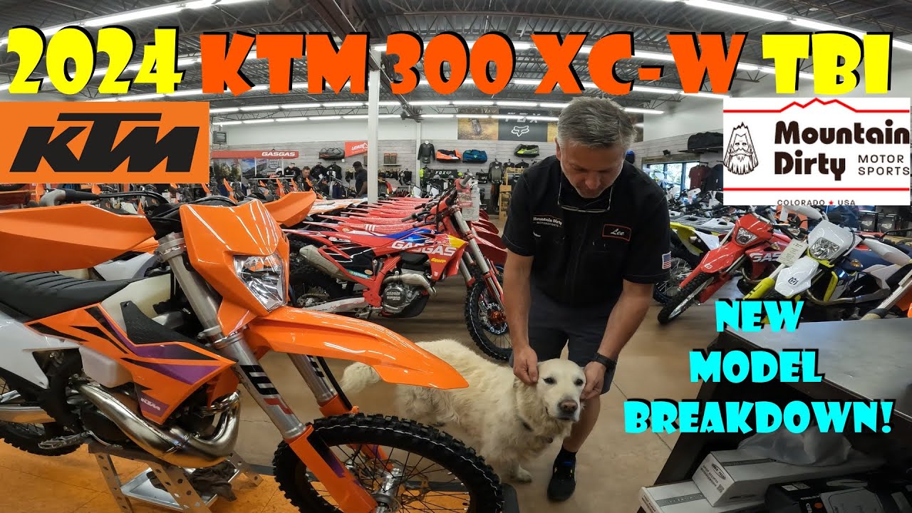 2024 KTM 300 XC-W TBI New Model Breakdown Mountain Dirty Motorsports - YouTube