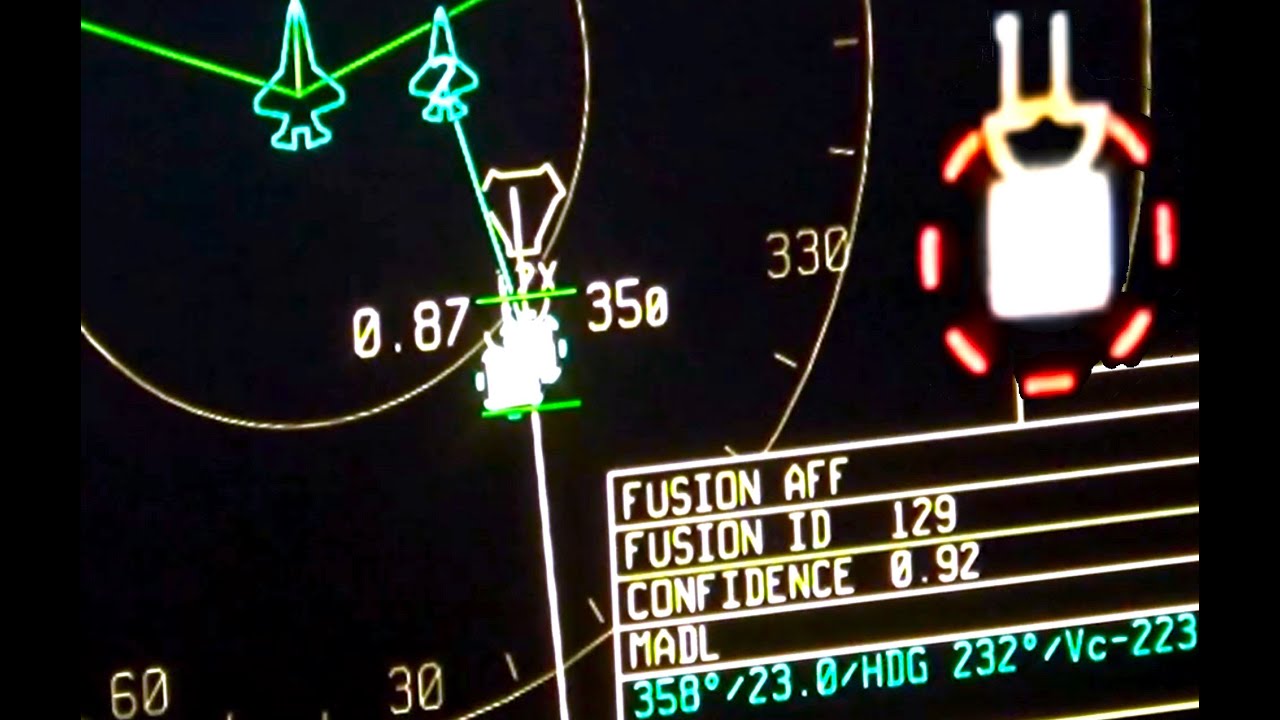 F-45/F-35 cockpit display simple airfield attack VTOL VR - YouTube