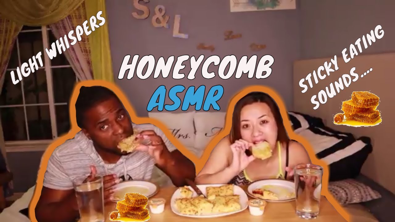 HONEYCOMB MUKBANG *ASMR STYLE* STICKY EATING MOUTH SOUNDS! - YouTube