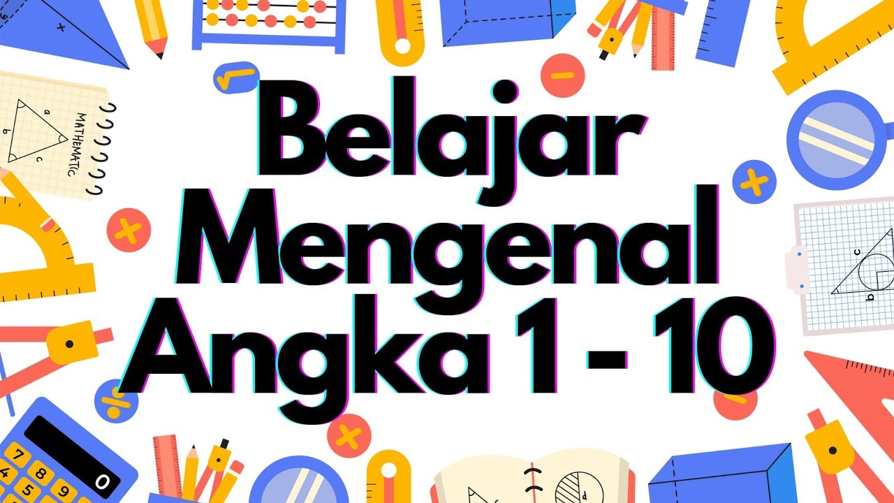 Belajar Mengenal Angka 1-10 | Tema Buah-buahan | Belajar Angka #belajar ...