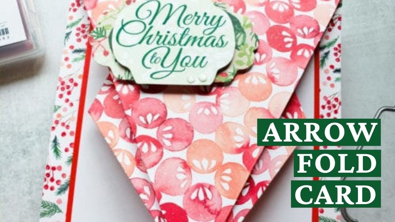 Hoarding Paper? Use That Paper Stash With This Arrow Fold Card Design ...