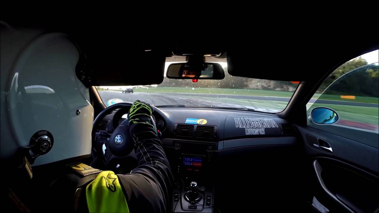 BMW M3 E46 OnBoard-Time Attack Italia 2016-- Vallelunga Circuit 1:51.6 ...