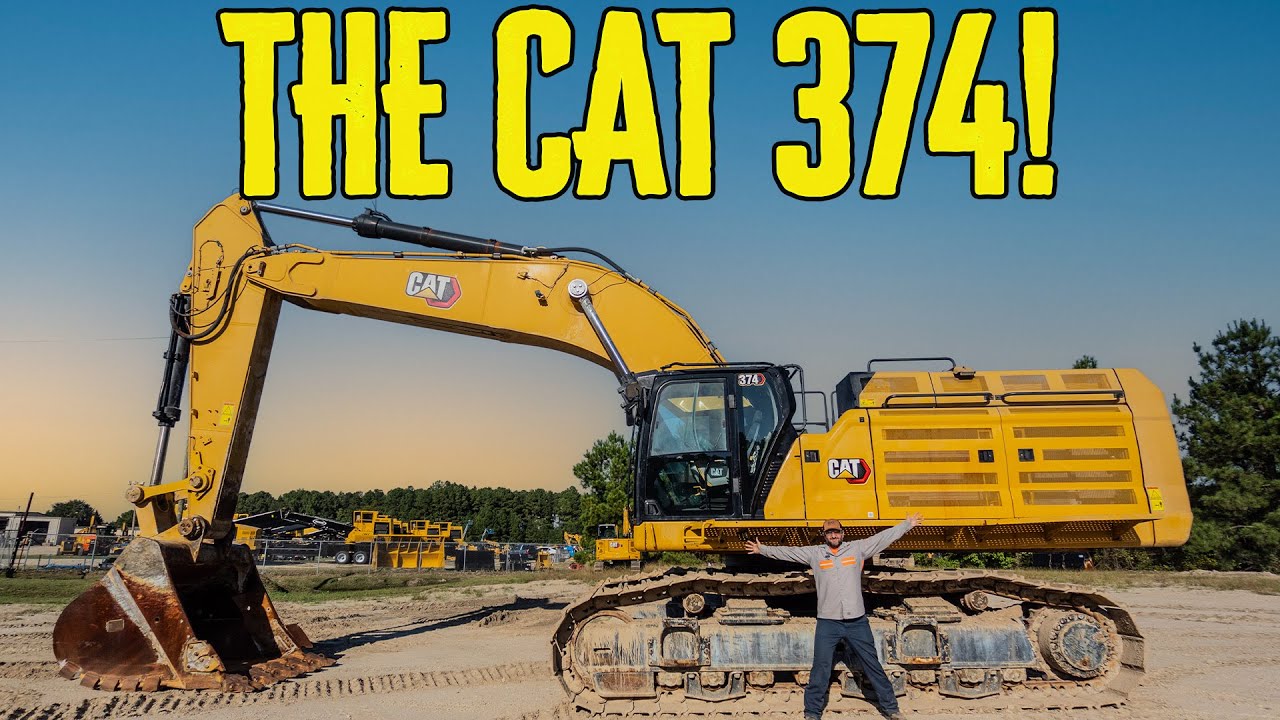 THE CAT 374 EXCAVATOR! - YouTube