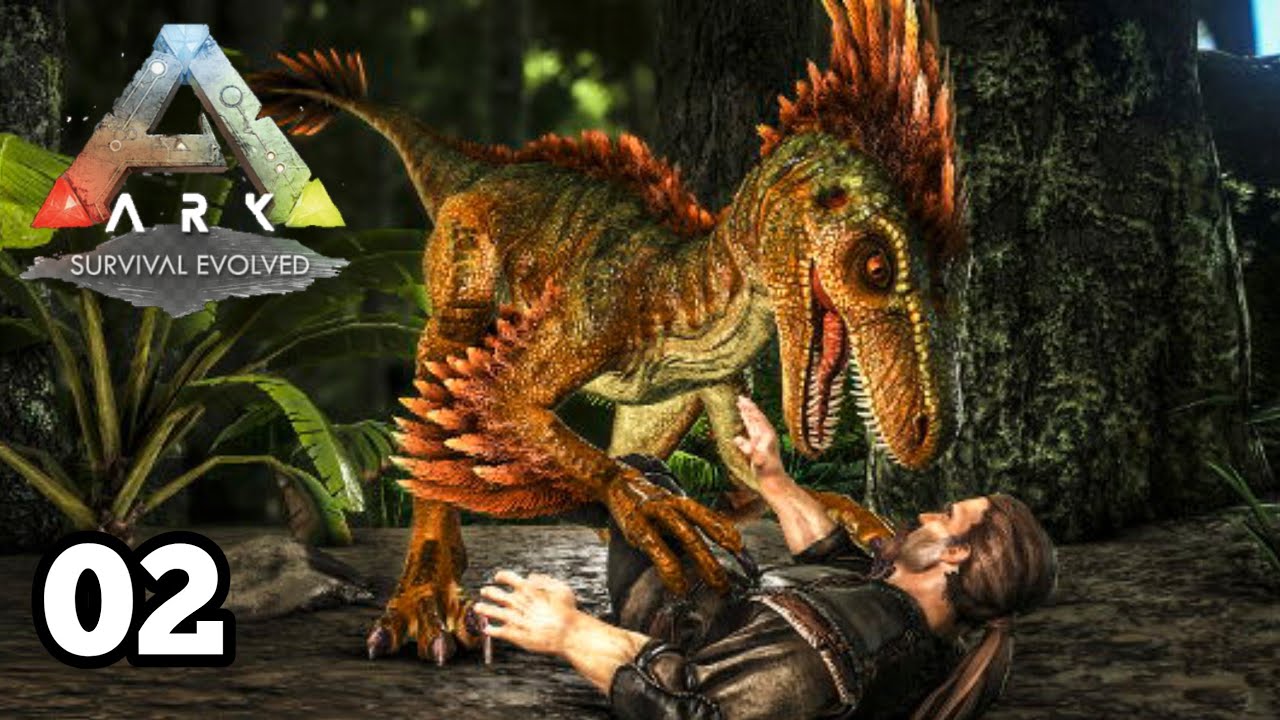 UM UTAHRAPTOR ME ATACOU!!!,somando um maschops Ark survival evolved ep ...