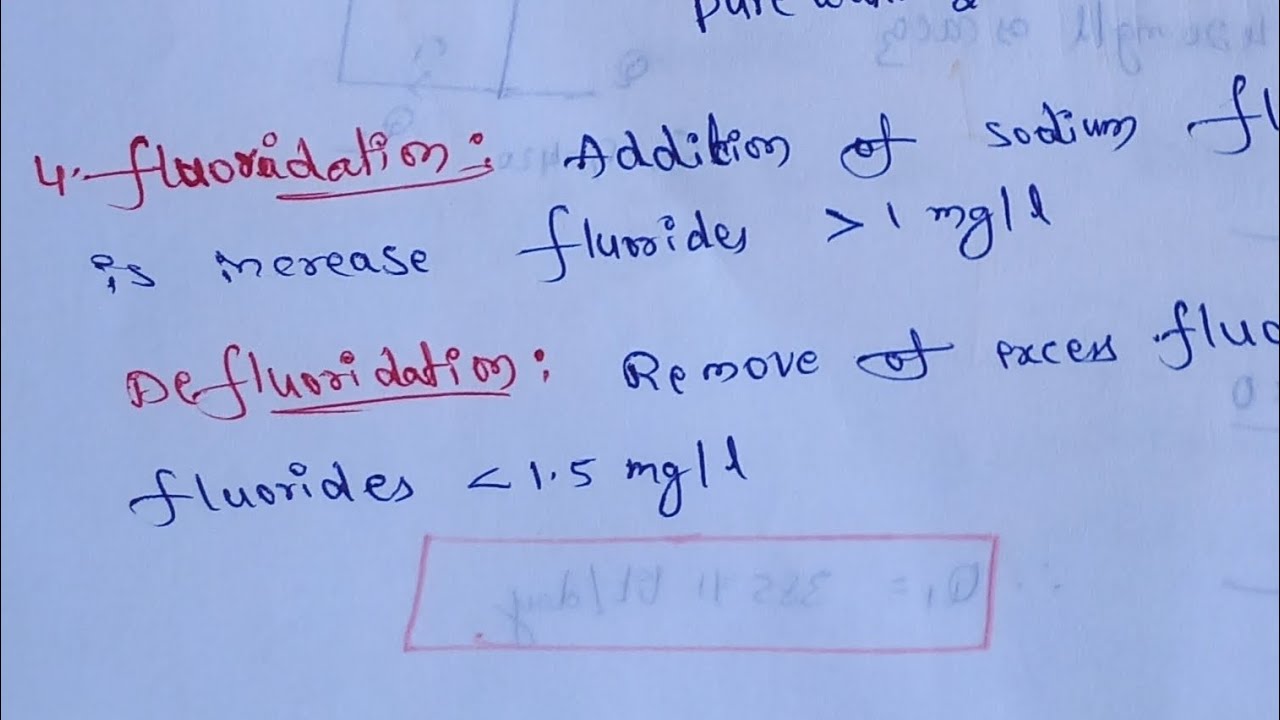 Fluoridation and defluoridation | Water filter with activated carbon ...