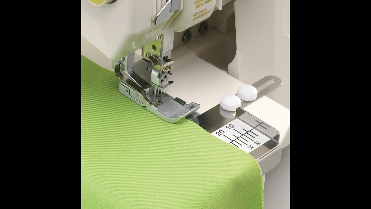 Babylock Serger Seam and Hem Guide - YouTube