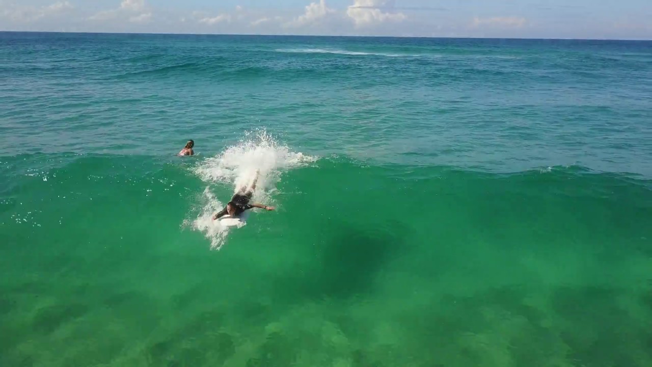 Surfing at Tallow Beach, Byron Bay, New South Wales, Australia - YouTube