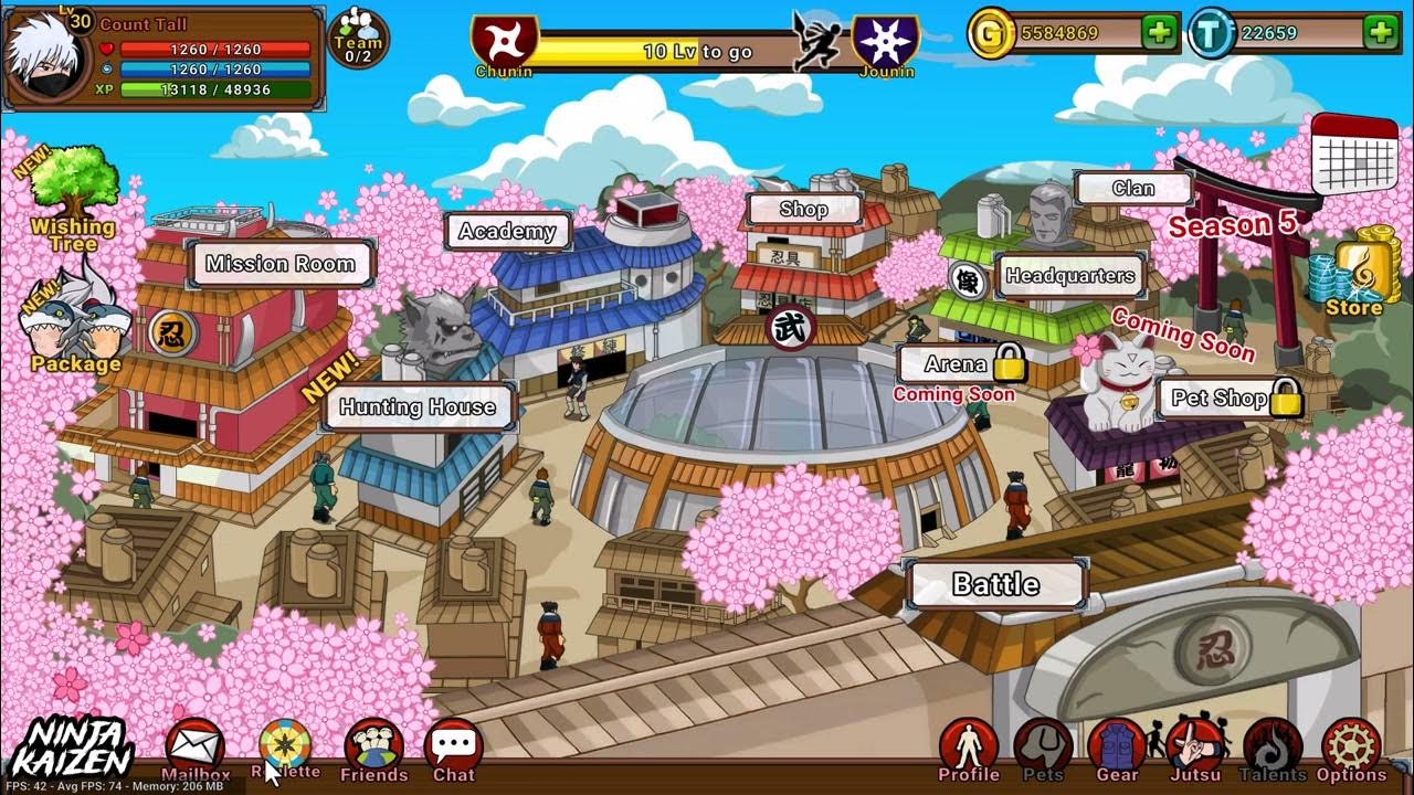 Ninja Kaizen - Review Version 1.16.0 !! Level max up to 40!! - YouTube