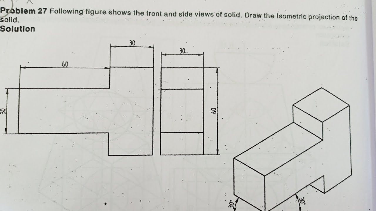 T shape in iso in solid edge software - YouTube