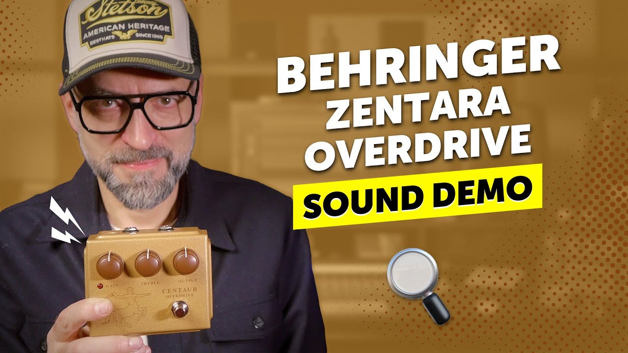 Can the Behringer Zentara Really Nail the Klon Centaur Tone? Review ...