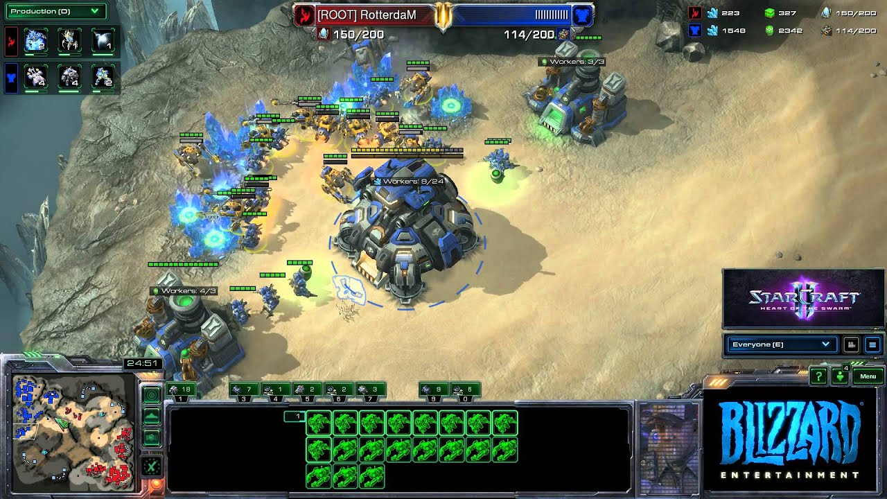 StarCraft 2 HotS - RotterdaM (P) vs. lllllllll (T) - YouTube