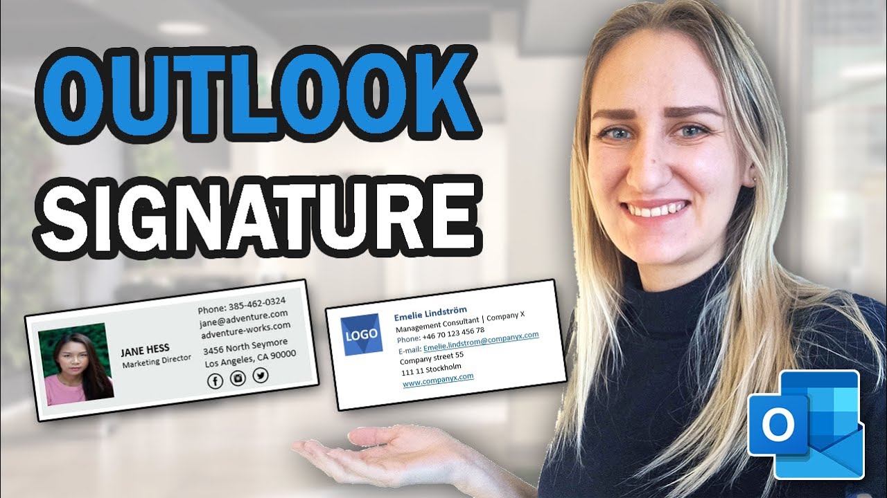 Outlook signature setup: Create an awesome email signature in minutes ...