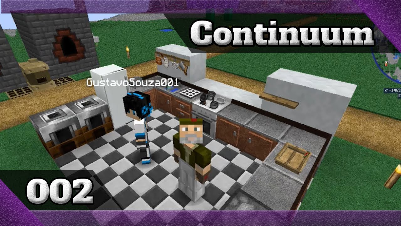 Minecraft 1.12.2 FTB Continuum Ep02 - MasterChef: montando minha ...