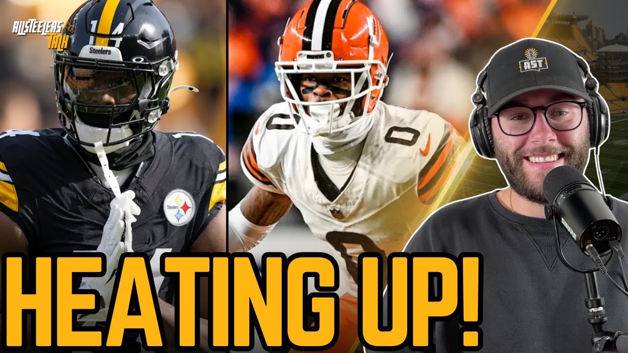 George Pickens Injured | Steelers, Browns Trash Talk is Wild! - YouTube