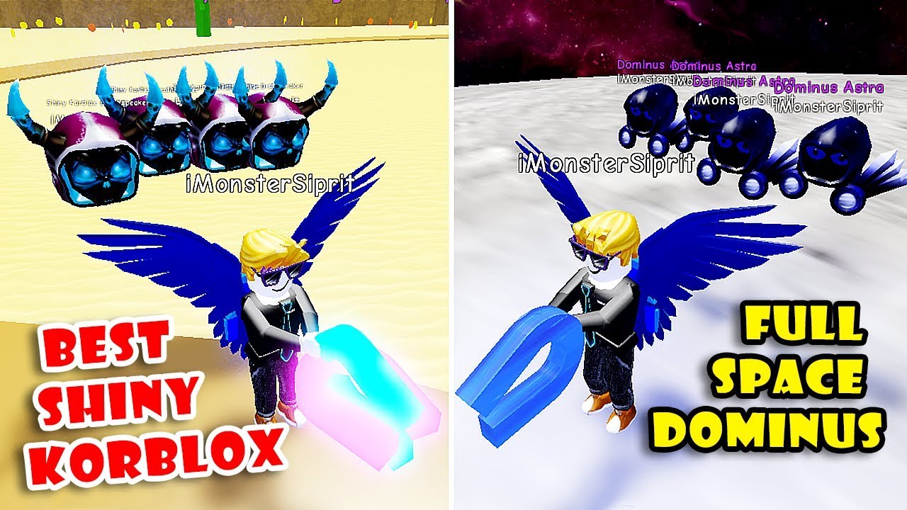GOT FULL 10 SPACE DOMINUS PETS And BEST SHINY KORBLOX PETS In MAGNET ...