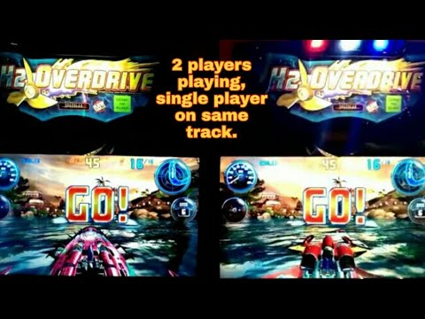 Arcade H2Overdrive G27, 1P/1P gameplay on Temple of Flumes, Raw Thrills ...