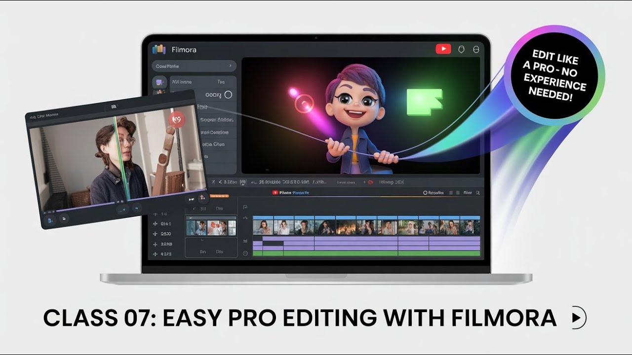 Class 07: Edit Like a Pro with Filmora 🎬 | Easy Video Editing for ...