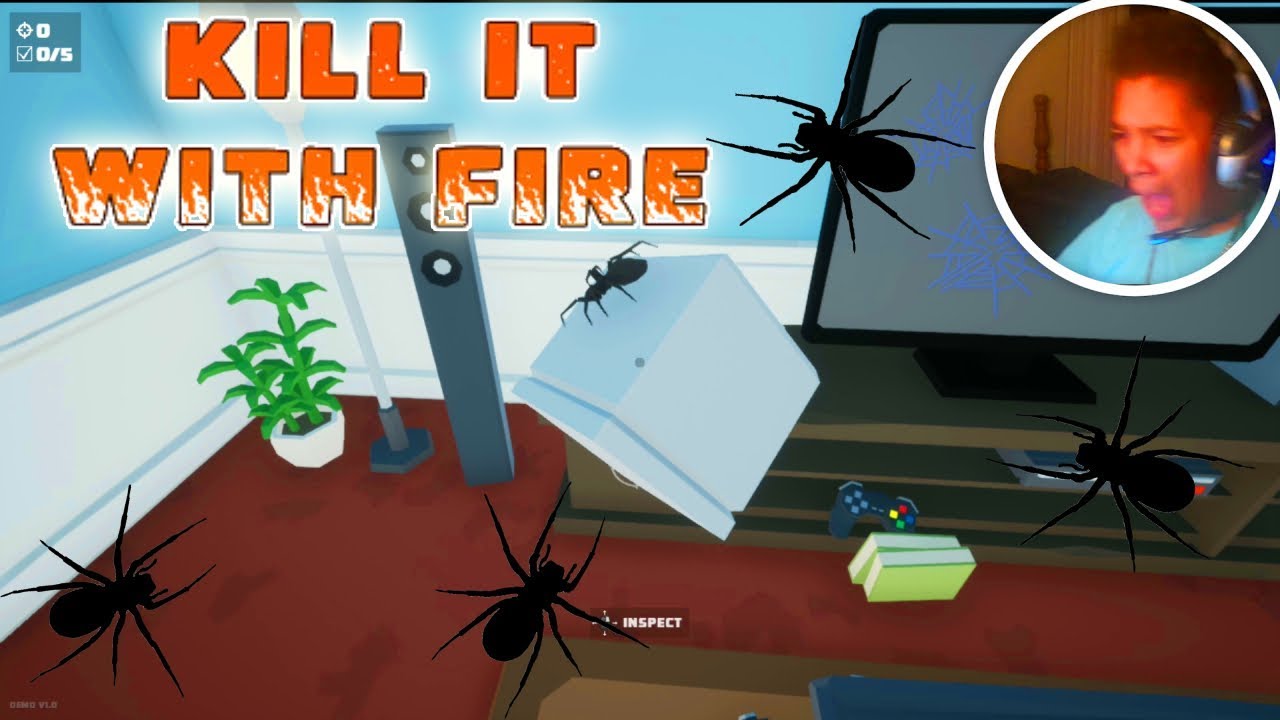 WHY ARE THEIR SO MANY SPIDERS | Kill It With Fire: Ignition - YouTube