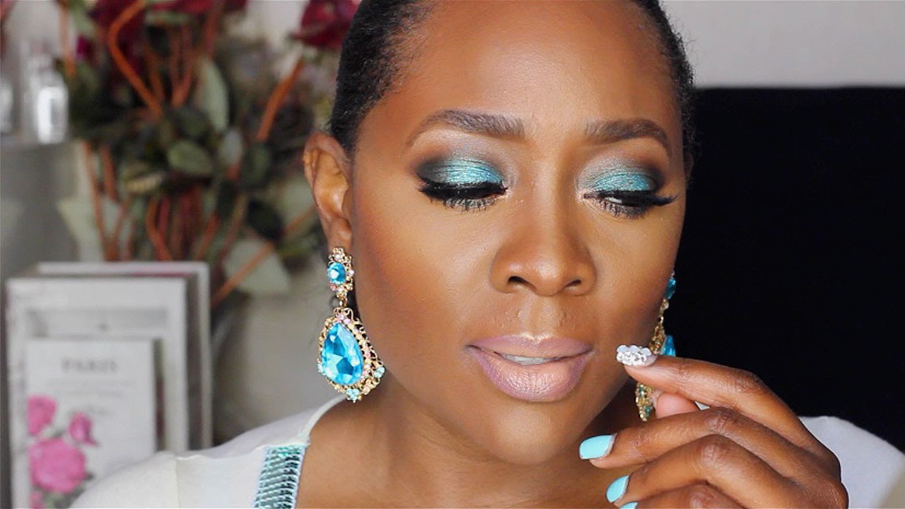Makeup Tutorial: ♡Tantalizing Turquoise♡ - YouTube