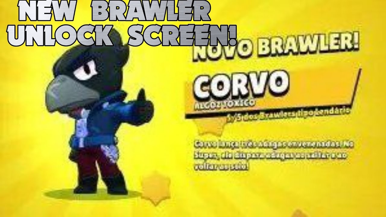 NEW BRAWLER UNLOCK ANIMATION SCREEN! BRAWL STARS NEW UPDATE NEWS AND ...