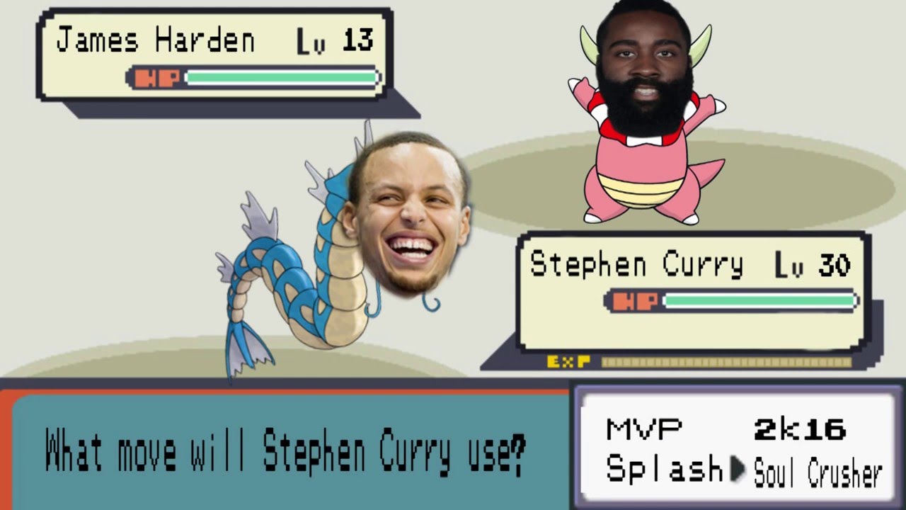Stephen Curry VS James Harden | MVP Pokemon Battle - YouTube