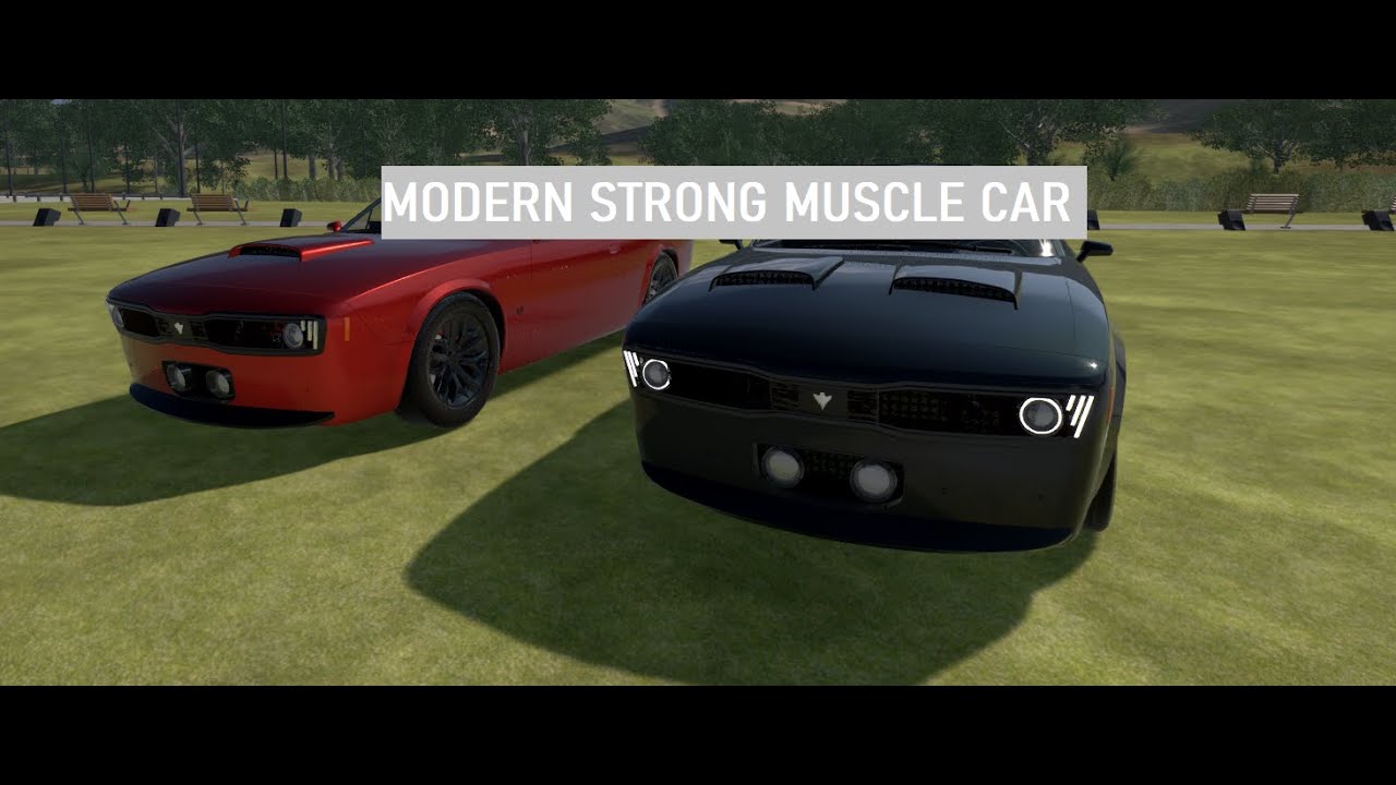 MODERN V8 FAST MUSCLE CAR-Automation&BeamNG - YouTube