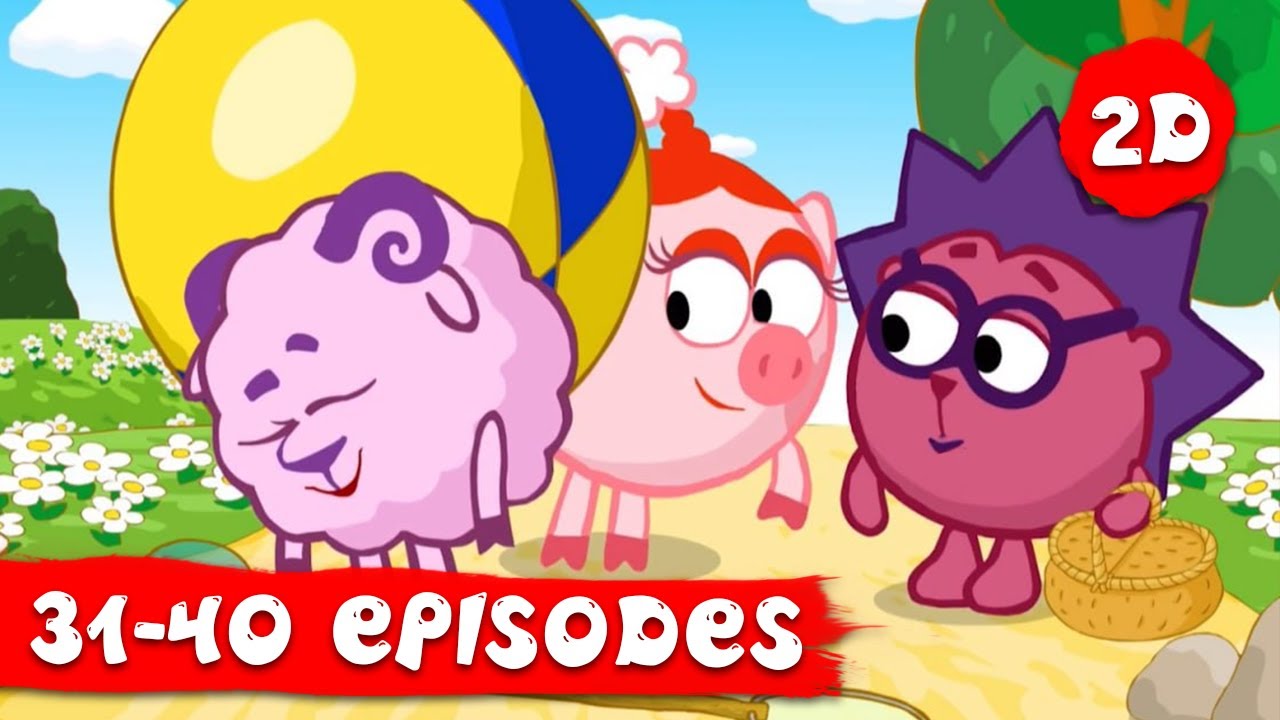 KikoRiki 2D | Full Episodes collection (Episodes 31-40) | Cartoons for ...