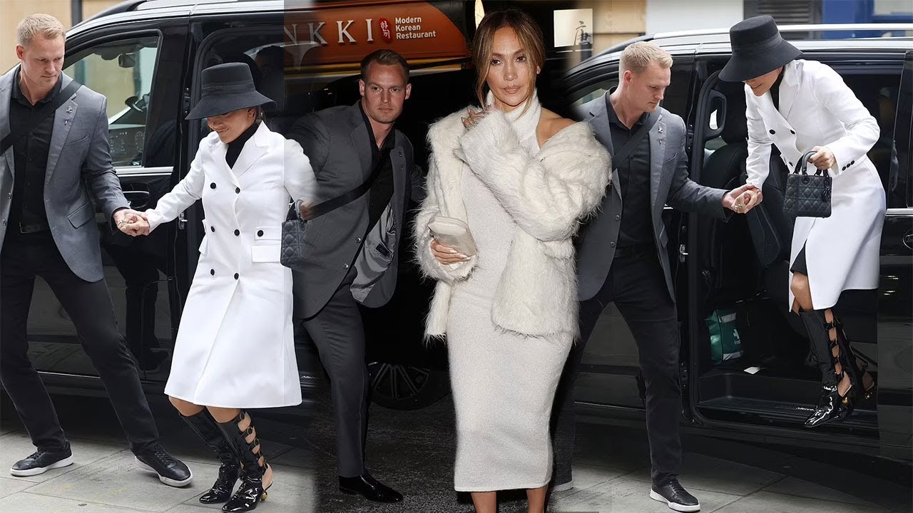 Jennifer Lopez seen taking his hand a hunky new bodyguard after split ...