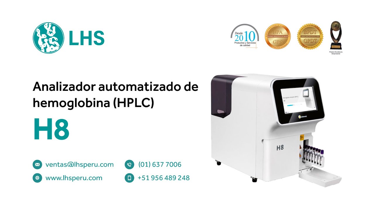 H8 - Analizador de hemoglobina (HPLC) | Lab & Health Supply (@lhsperu ...