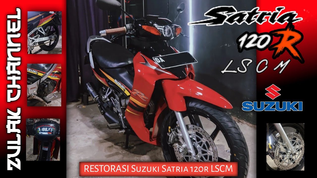 Suzuki Satria 120r hiu (LSCM) Restorasi - YouTube