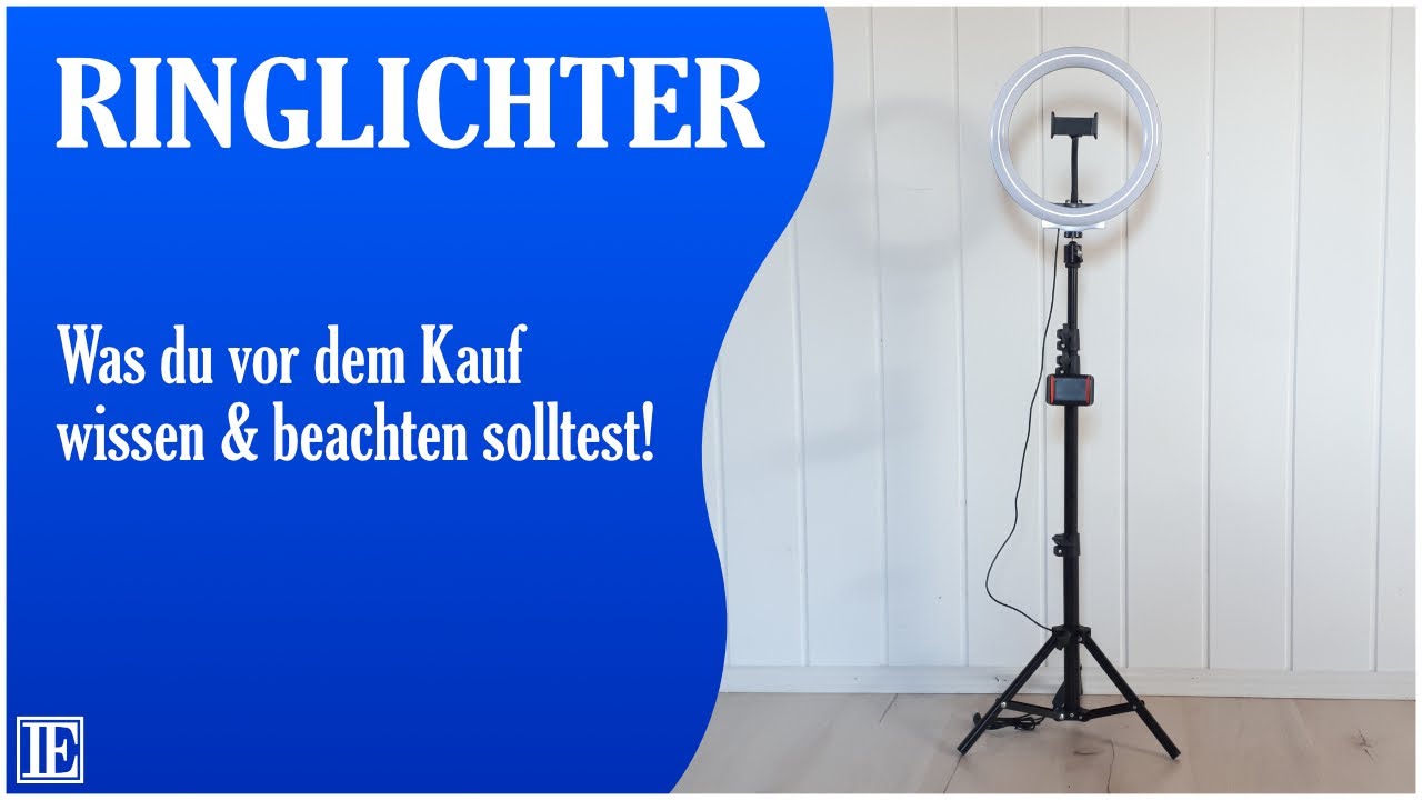 Ringlicht Tutorial: Anwendung, Modelle & Tipps | Influencer Equipment ...
