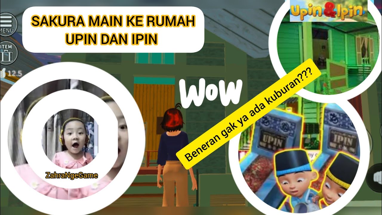 ID RUMAH UPIN DAN IPIN !! Bener gak ya ada kuburan nya # ...