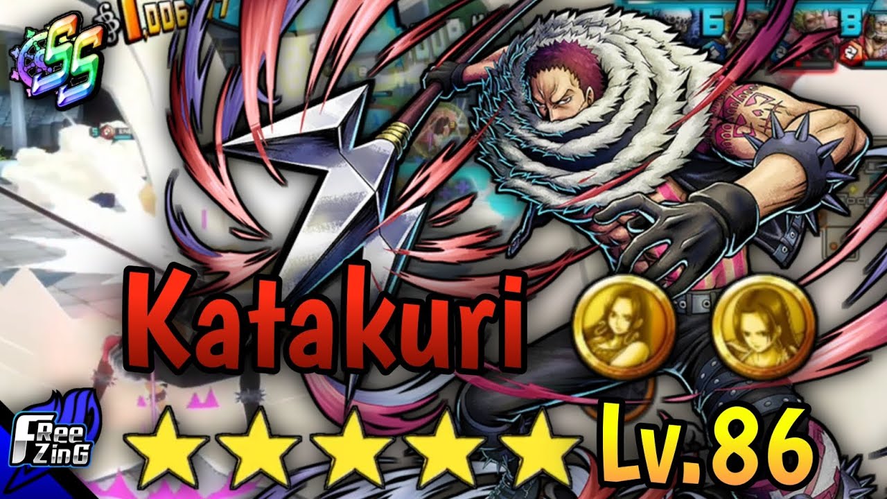 [One piece bounty rush] 5★ Lv.86 Katakuri after buff Gameplay in SS ...