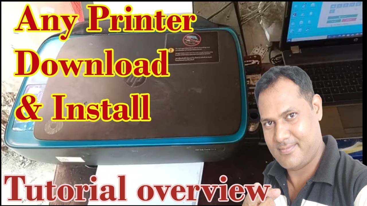 Hp Ink Tank 319 Printer Ka driver Kaise Install Kare || Ink Tank ...
