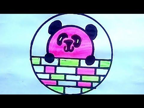 How to draw panda step by step| panda drawing|panda drawing for kids ...