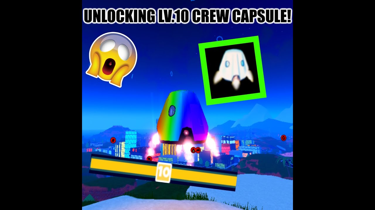 Unlocking the Crew Capsule! AKA: Spaceship! Lv.10 Jailbreak season 2 ...