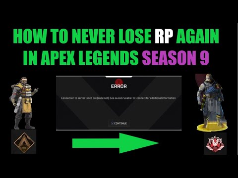 How to never lose RP in apex legends season 9 - YouTube
