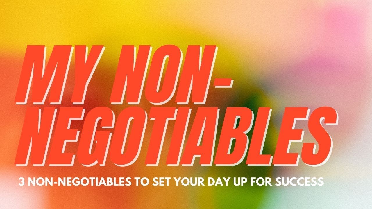 Daily Non-Negotiables to Live By | April Osteen Simons - YouTube