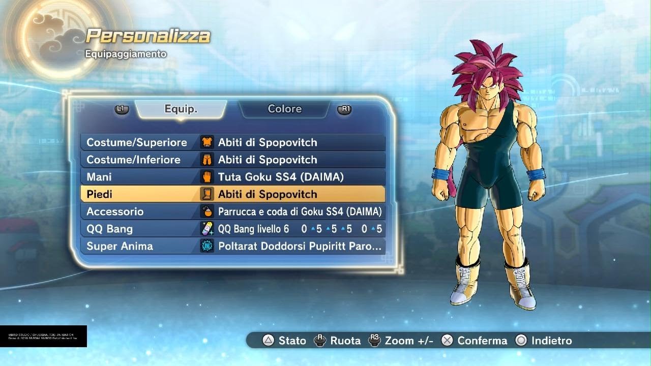 DB XENOVERSE 2 - NEW SPOPOVICH COMPLETE OUTFIT - YouTube