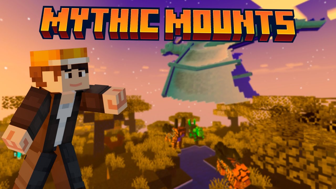 Необычные мобы в Майнкрафт // Mythic Mounts // Minecraft Mods // Обзор ...