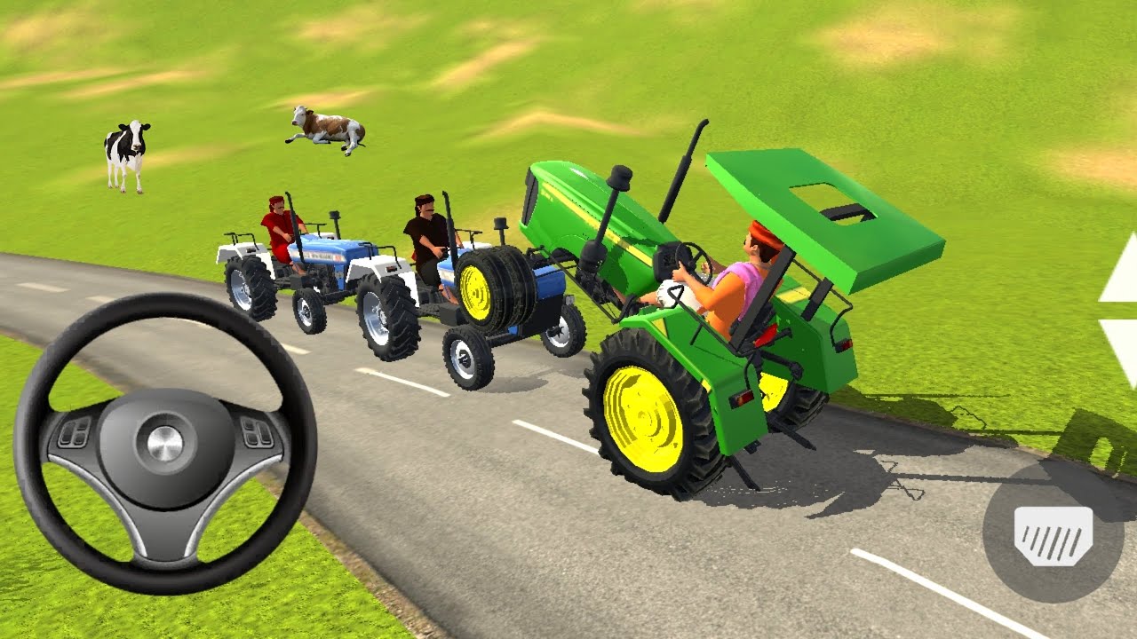tractor trolly game - tractor trolly offroad stunt game - android ...