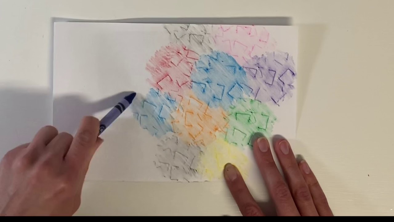 Rub Art Drawings with Staples- Easy for Toddlers, Kids & Adults - YouTube
