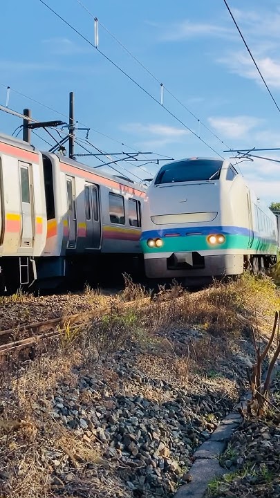 【上沼垂色】JR東日本E653系1100番台×E129系 #鉄道 #電車 #train #railway #信越本線 - YouTube