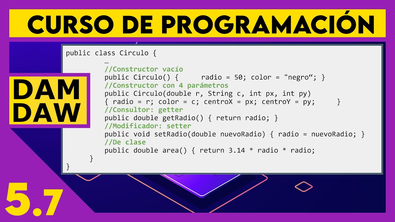JAVA: Introducción a la POO ☕ DAM - DAW - YouTube