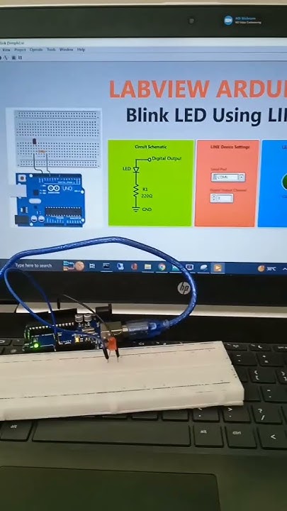 Labview Arduino Blink Led Learntolead138 Labview Arduino Arduinoproject Shorts Short