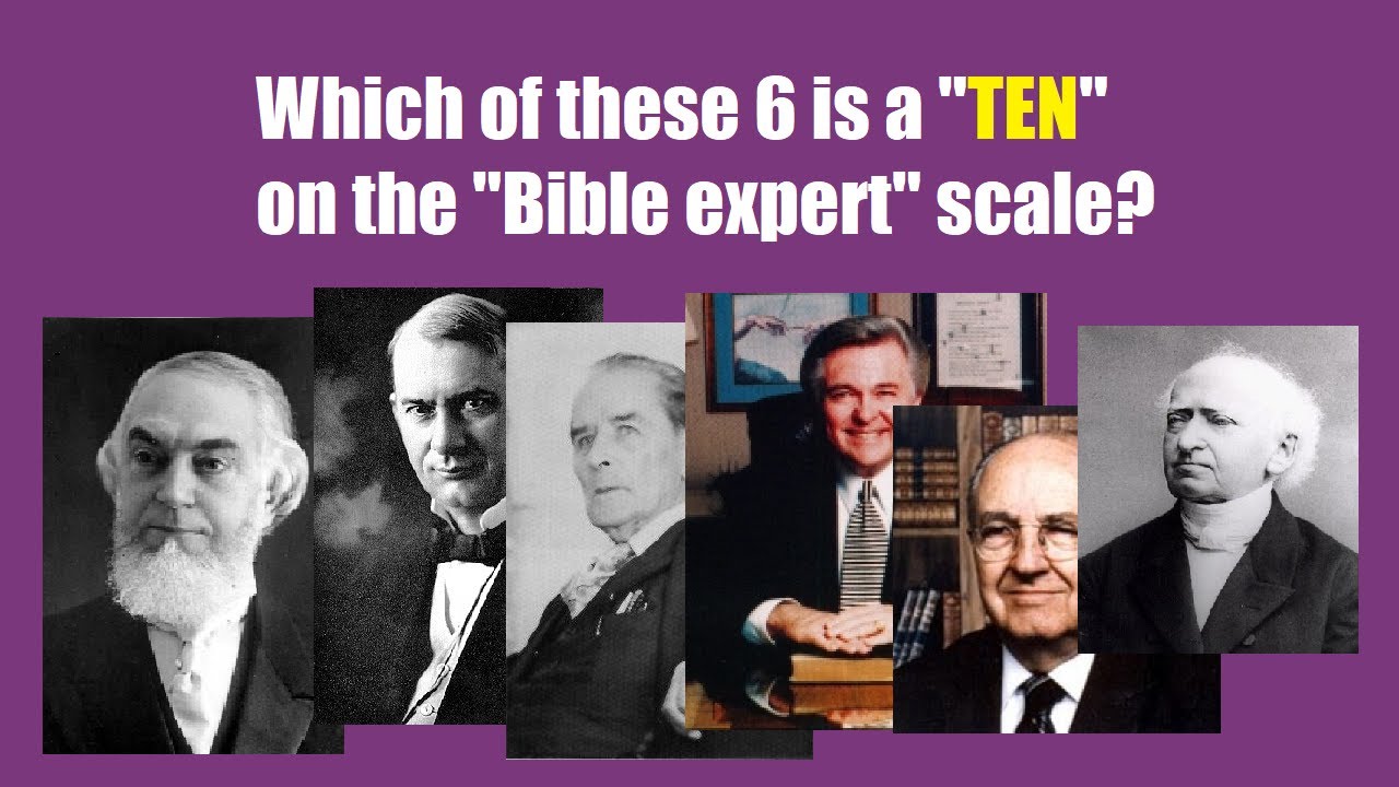 3 simple tests of our Bible IQ -- What do Scripture SCHOLARS know that ...